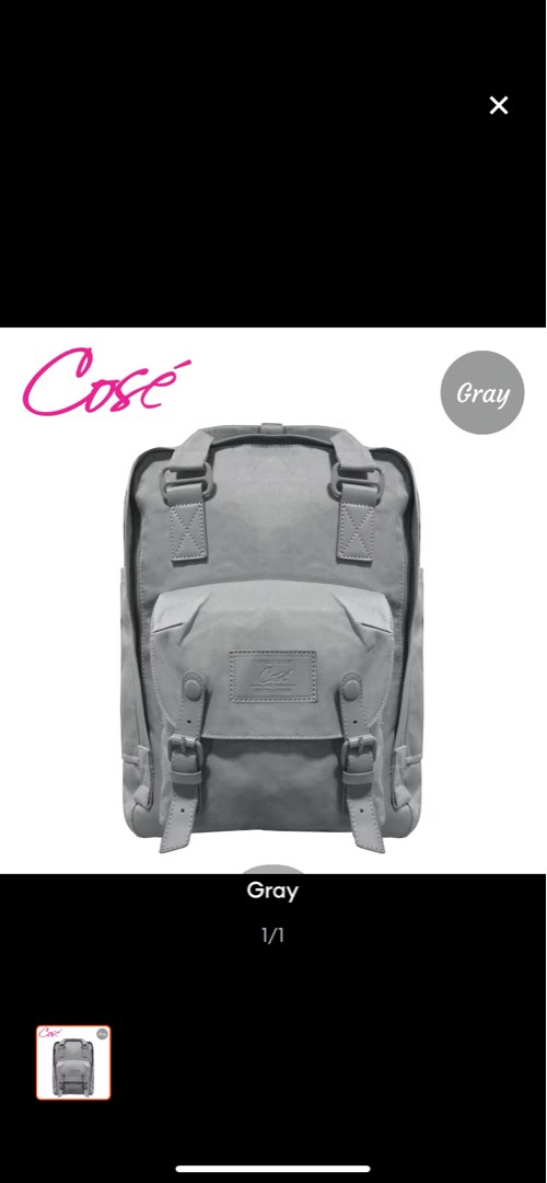 Cosé Backpack, Men's Fashion, Bags, Backpacks on Carousell