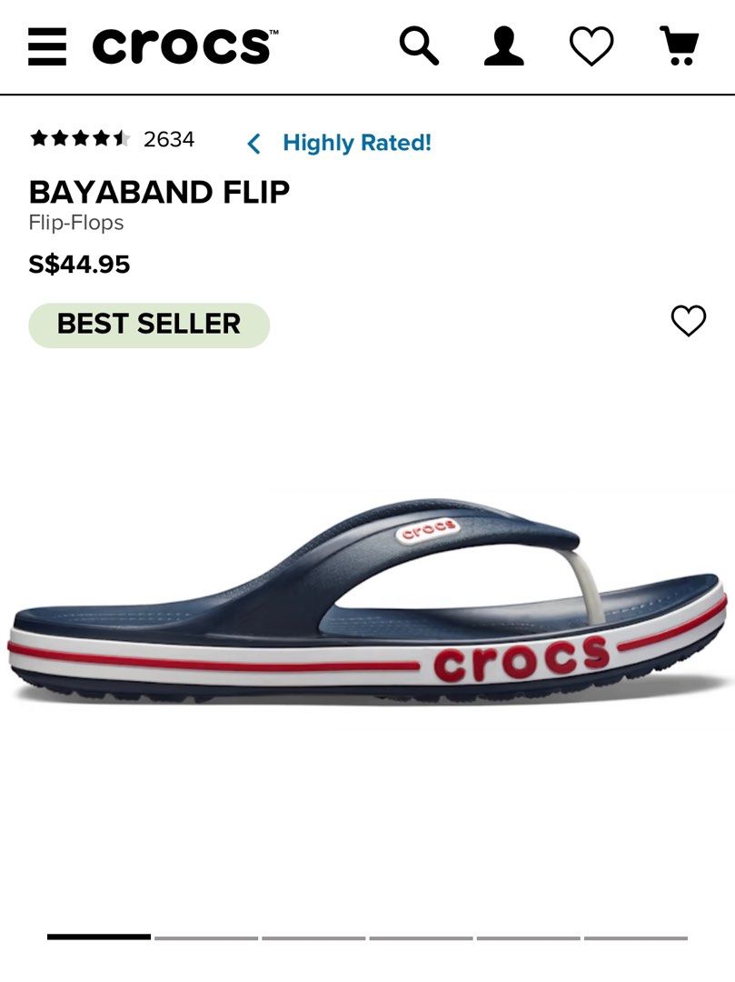 Crocs bayaband flip, Men's Fashion, Footwear, Flipflops and Slides on ...