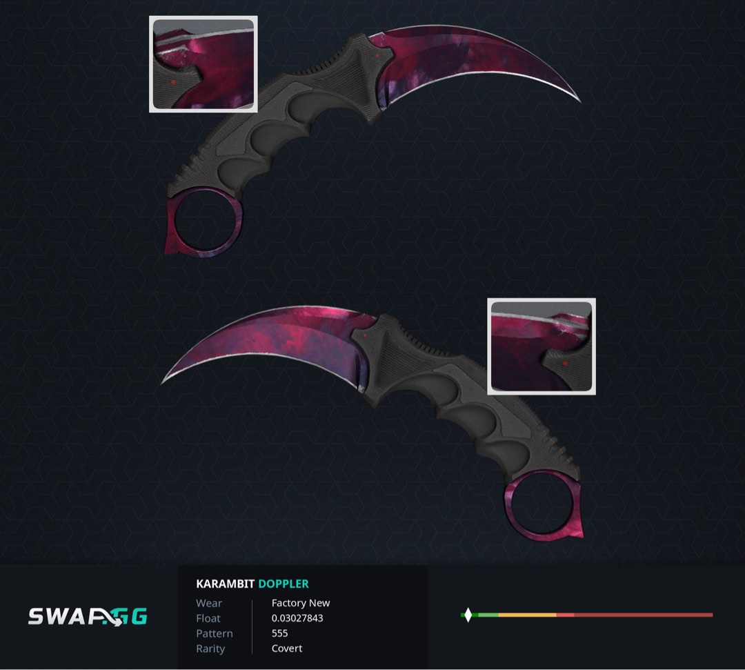 CSGO Karambit Doppler, Video Gaming, Video Games, Others on Carousell