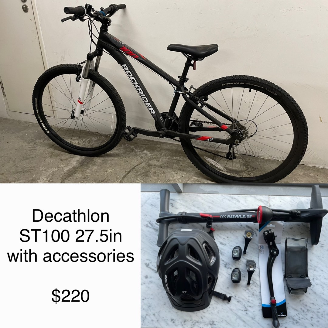 Decathlon cycle w accessories, Sports Equipment, Bicycles & Parts, Bicycles on Carousell