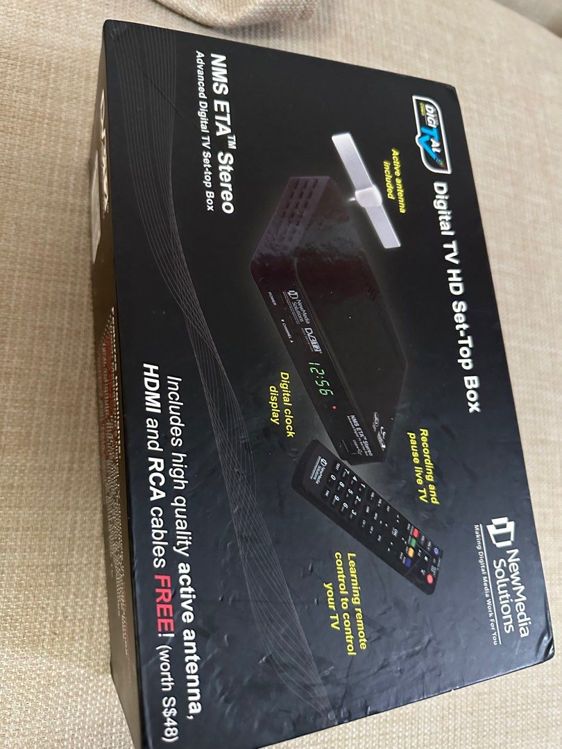 Digital tv box free, TV & Home Appliances, TV & Entertainment ...