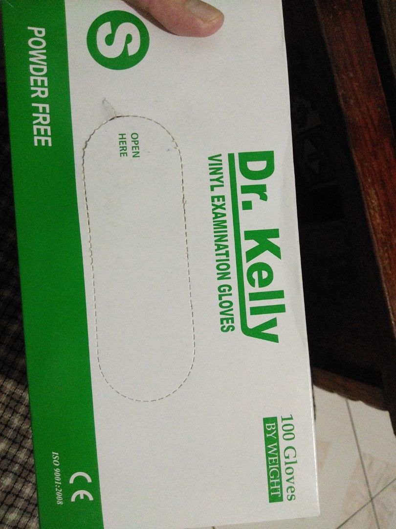 Dr. Kelly VINYL EXAMINATION GLOVES, Health & Nutrition, Medical ...