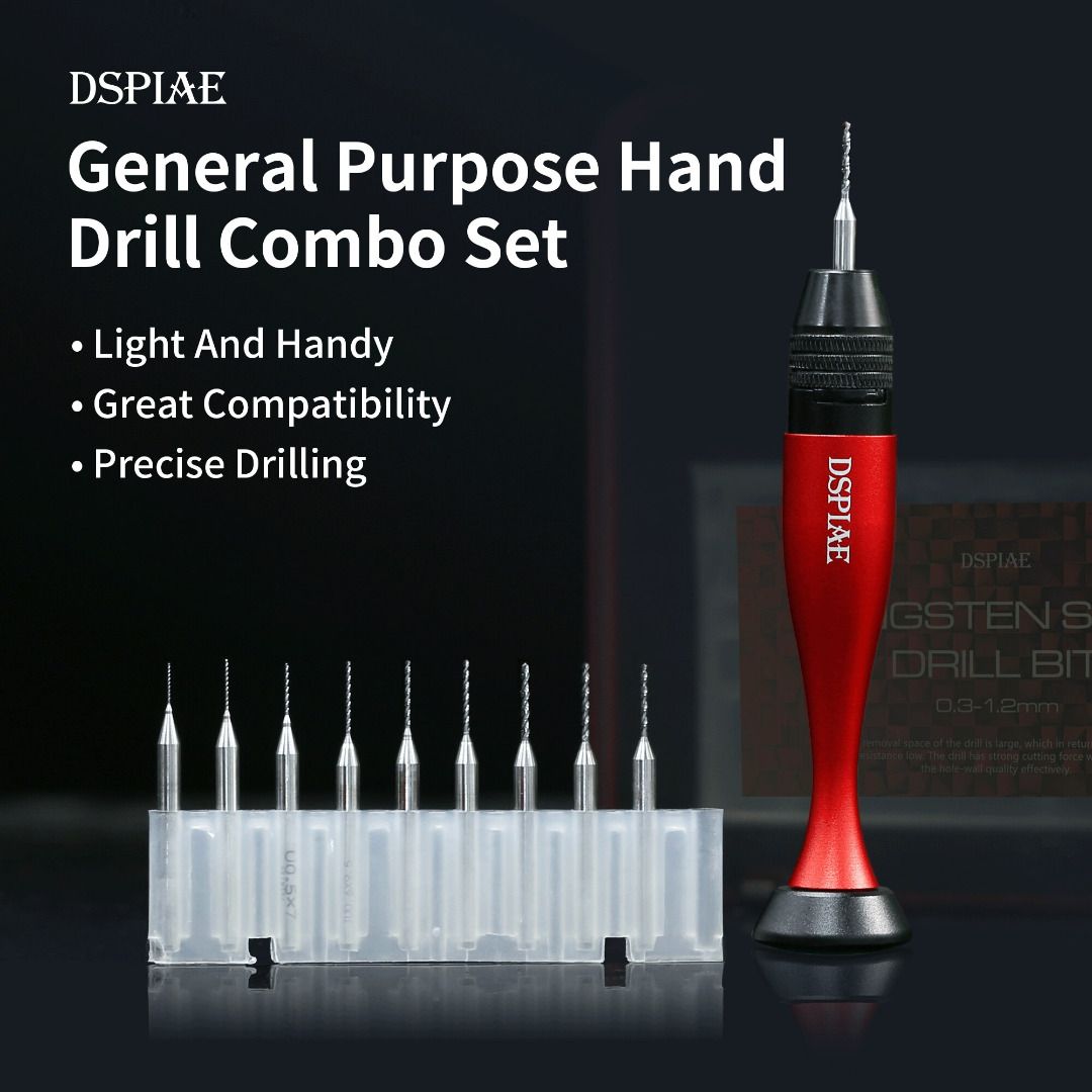 DSPIAE General Purpose Chuck Hand Drill Set, Hobbies & Toys, Stationery ...