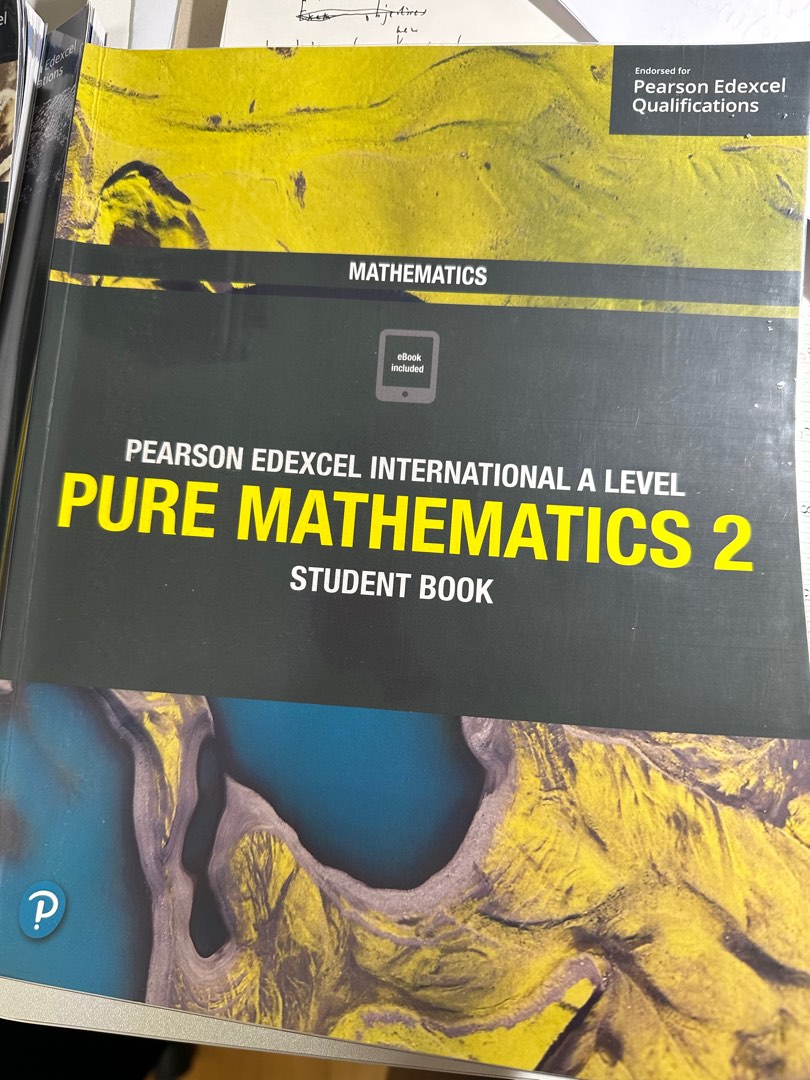 Edexcel IAL Pure Mathematics 2, 興趣及遊戲, 書本 & 文具, 教科書 - Carousell
