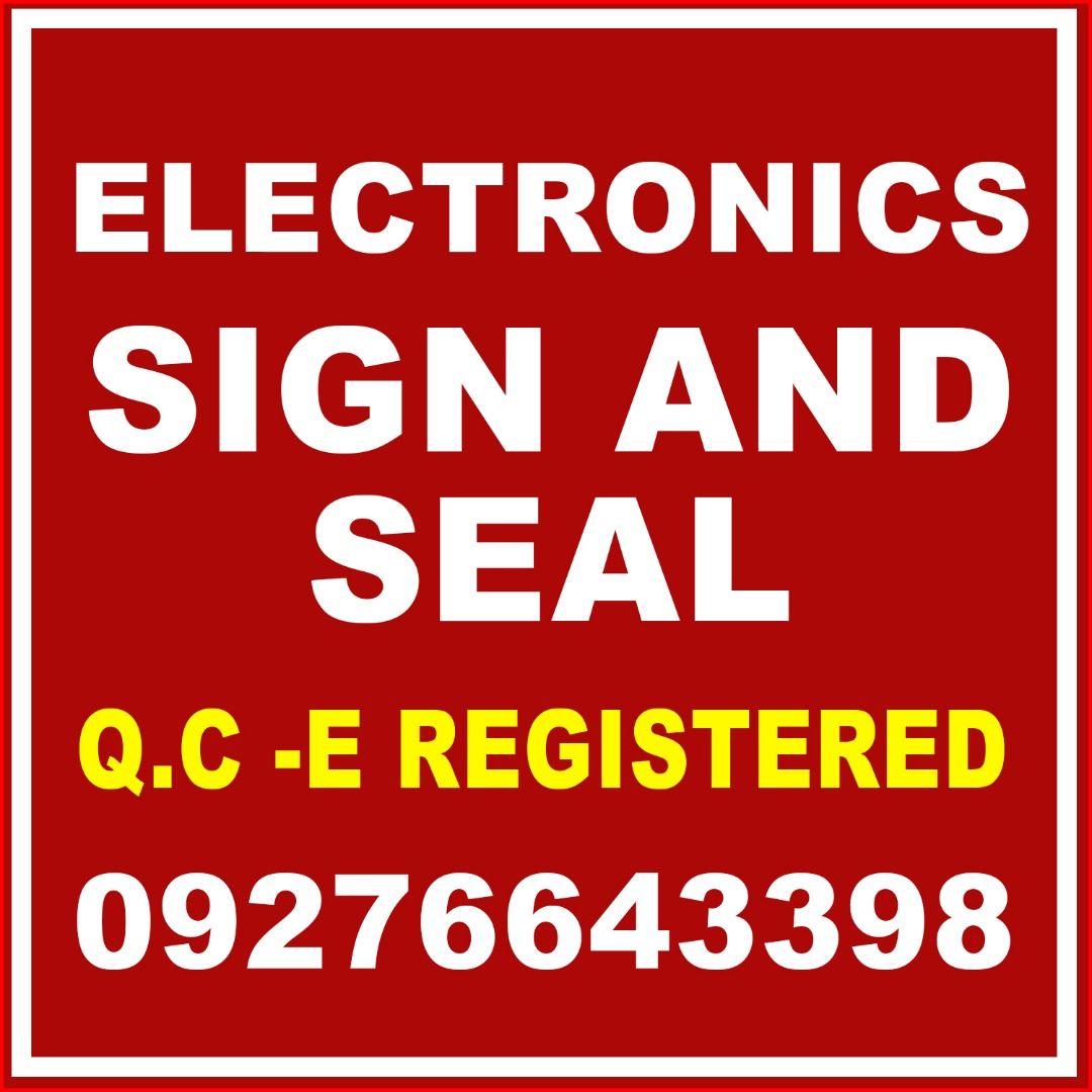 Electronics Sign Seal QC registered, Everything Else, Others on Carousell