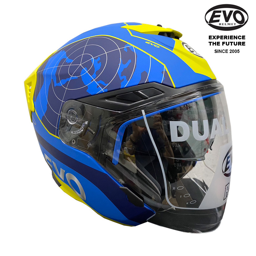 EVO RS9 Radar Helmet, Motorcycles, Motorcycle Apparel on Carousell