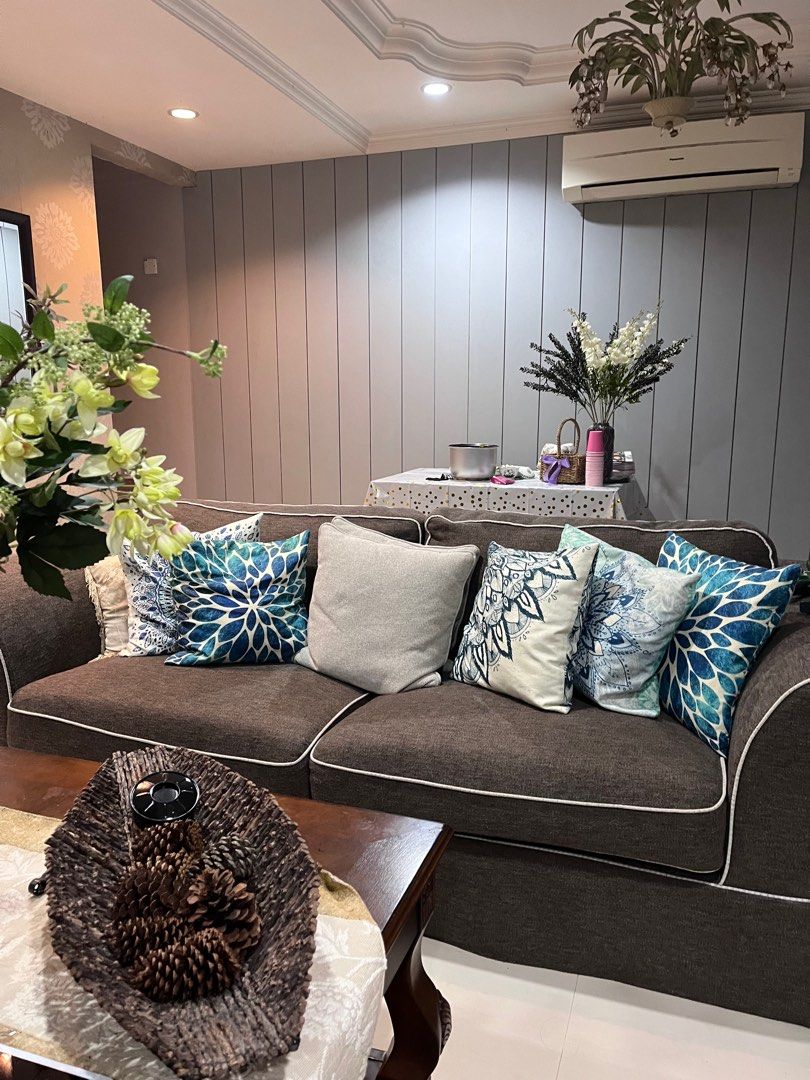 URGENT-Fella Design (3 seater sofa), Furniture & Home Living, Furniture ...