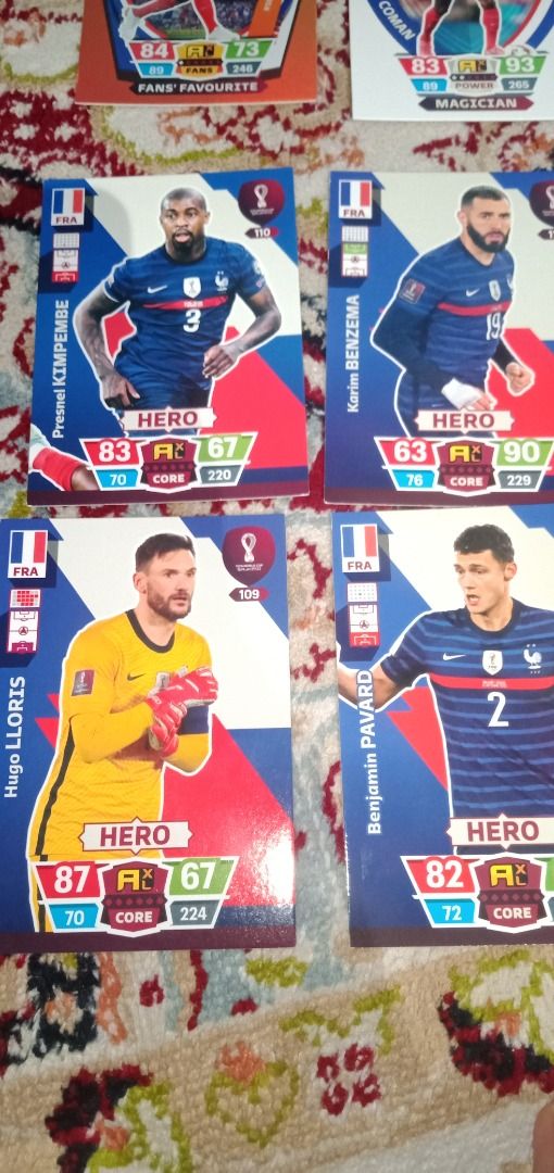 Fifa World Cup Cards 2022; ENGLAND AND FRANCE EXCLUSIVE PACK, Hobbies ...