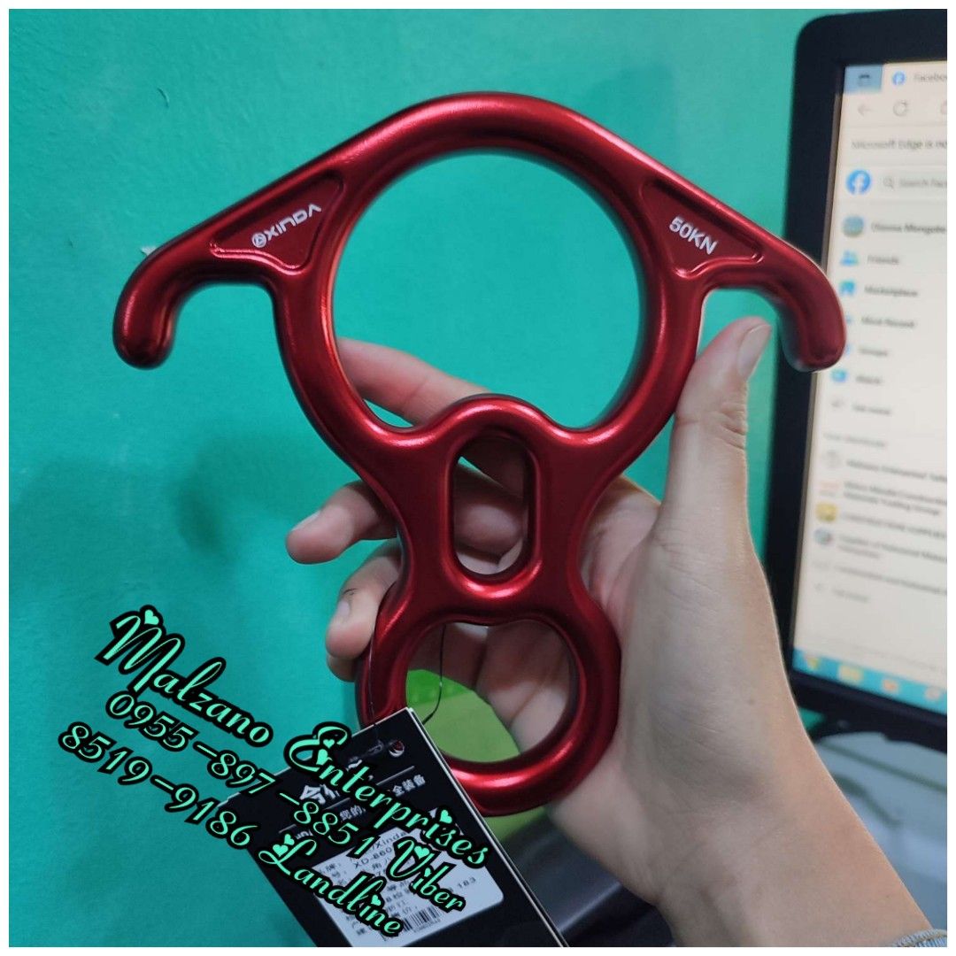 FIGURE 8 DESCENDER WITH EARS, Commercial & Industrial, Construction Tools & Equipment on Carousell