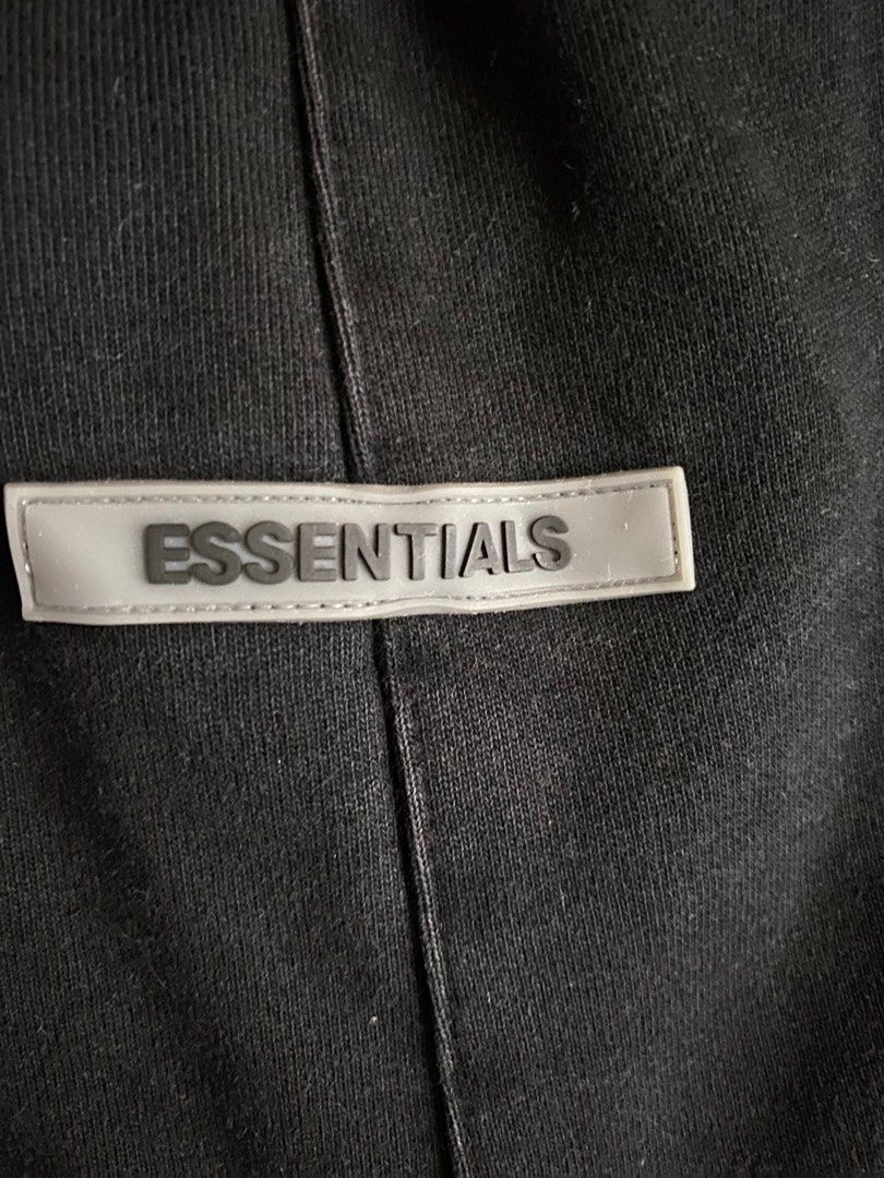 FOG Essentials Black, Men's Fashion, Bottoms, Shorts on Carousell