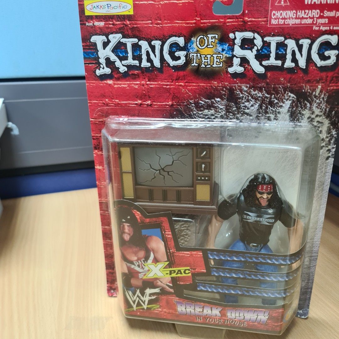 FREE TRACKED SHIPPING AND NEW AND SEALED! Vintage 1999 WWF WWE Jakks Pacific King of the Ring ...