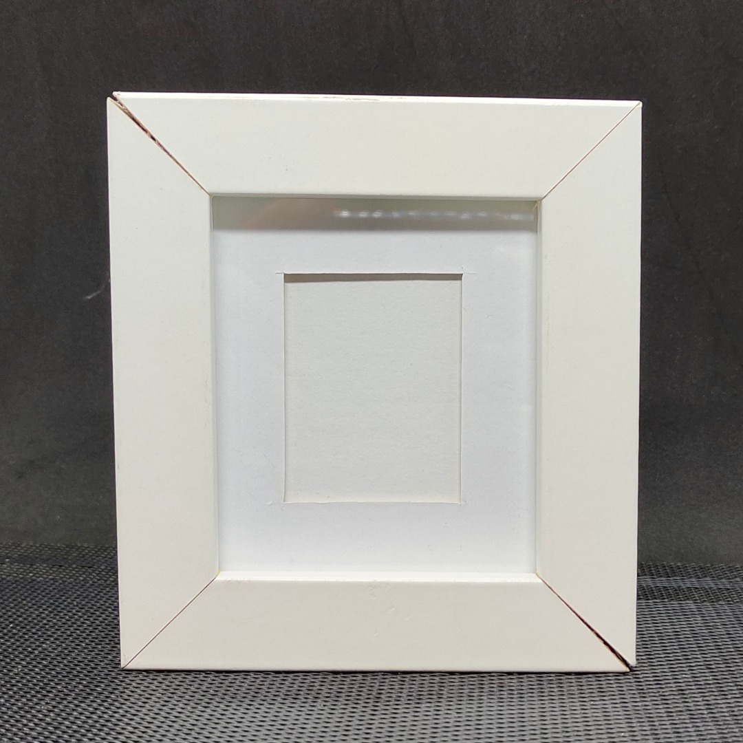Freestanding White Wooden Photo Frame Box, Furniture & Home Living ...