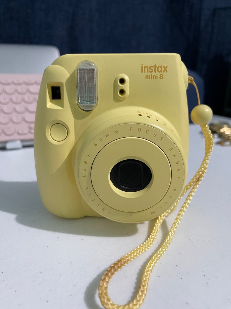 Fujifil Instax Mini 8 Yellow, Photography, Cameras on Carousell