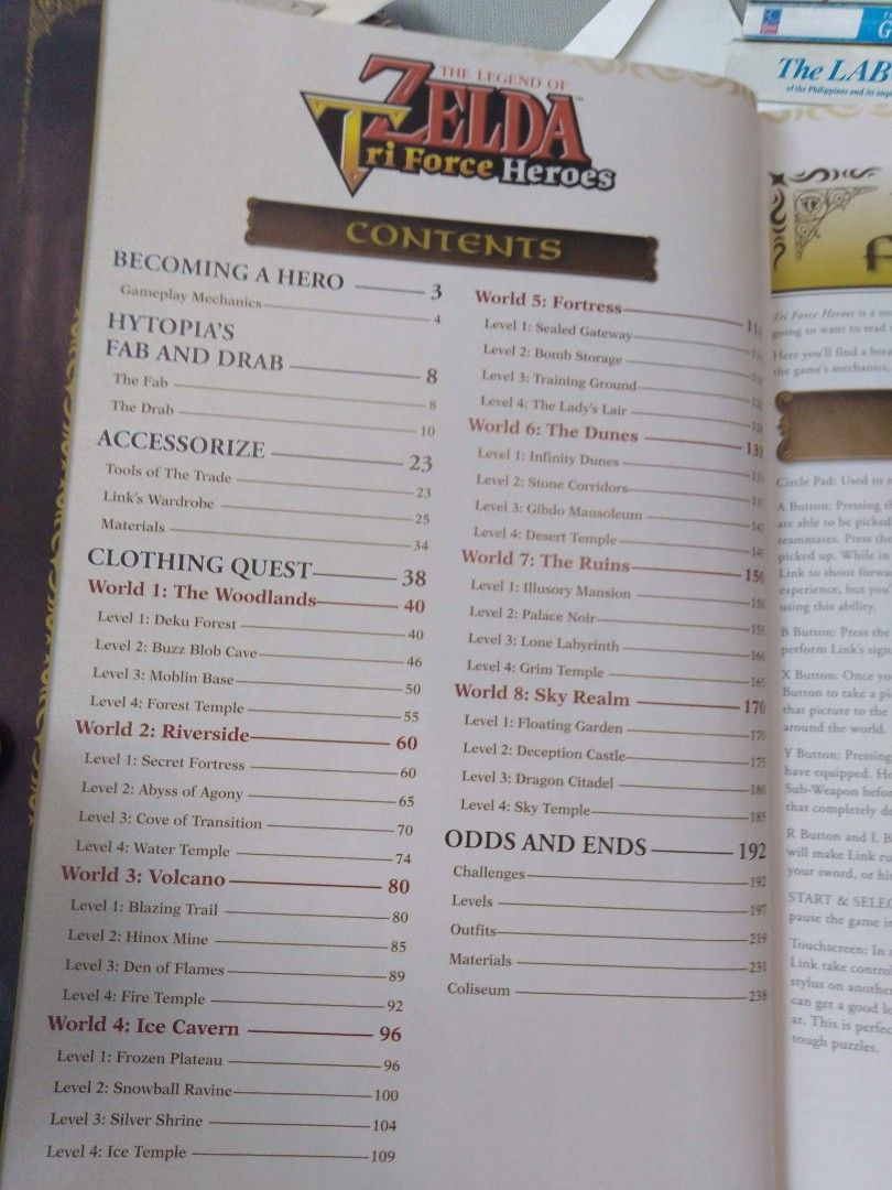 Game book legends of zelda triforce heroes, Hobbies & Toys, Books ...
