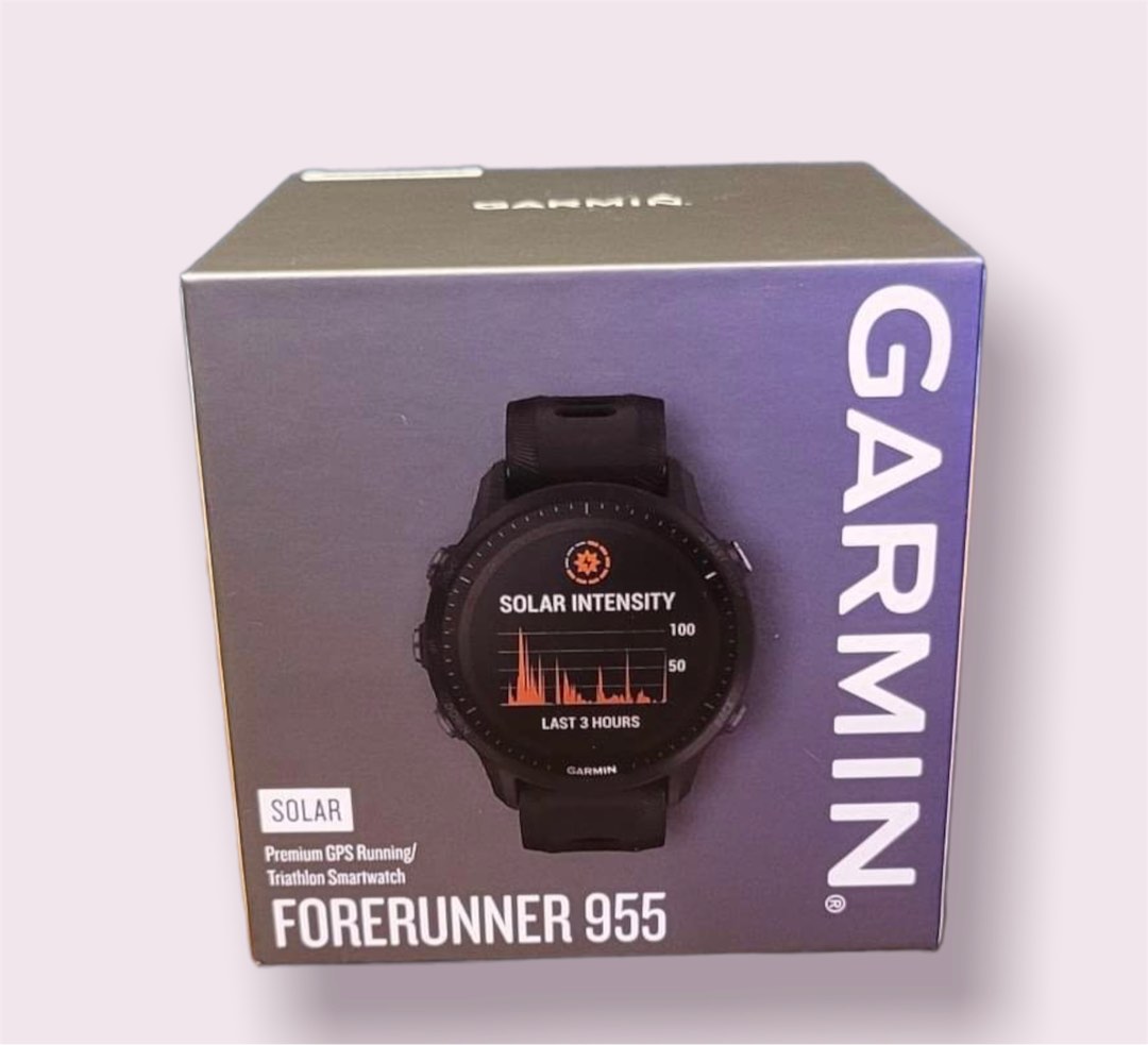 GARMIN Forerunner 955 Black (solar, non solar), Men's Fashion, Watches ...