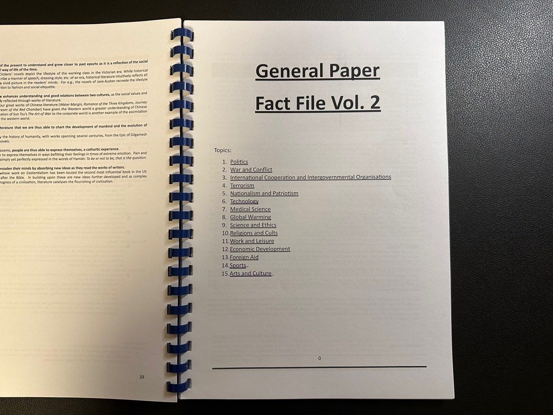 General Paper Fact File, Hobbies & Toys, Books & Magazines, Textbooks ...