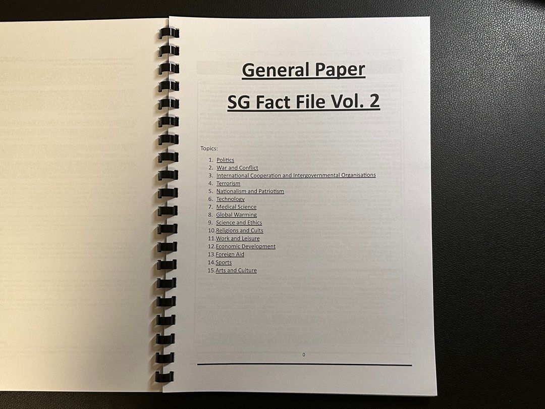 General Paper Fact File, Hobbies & Toys, Books & Magazines, Textbooks ...