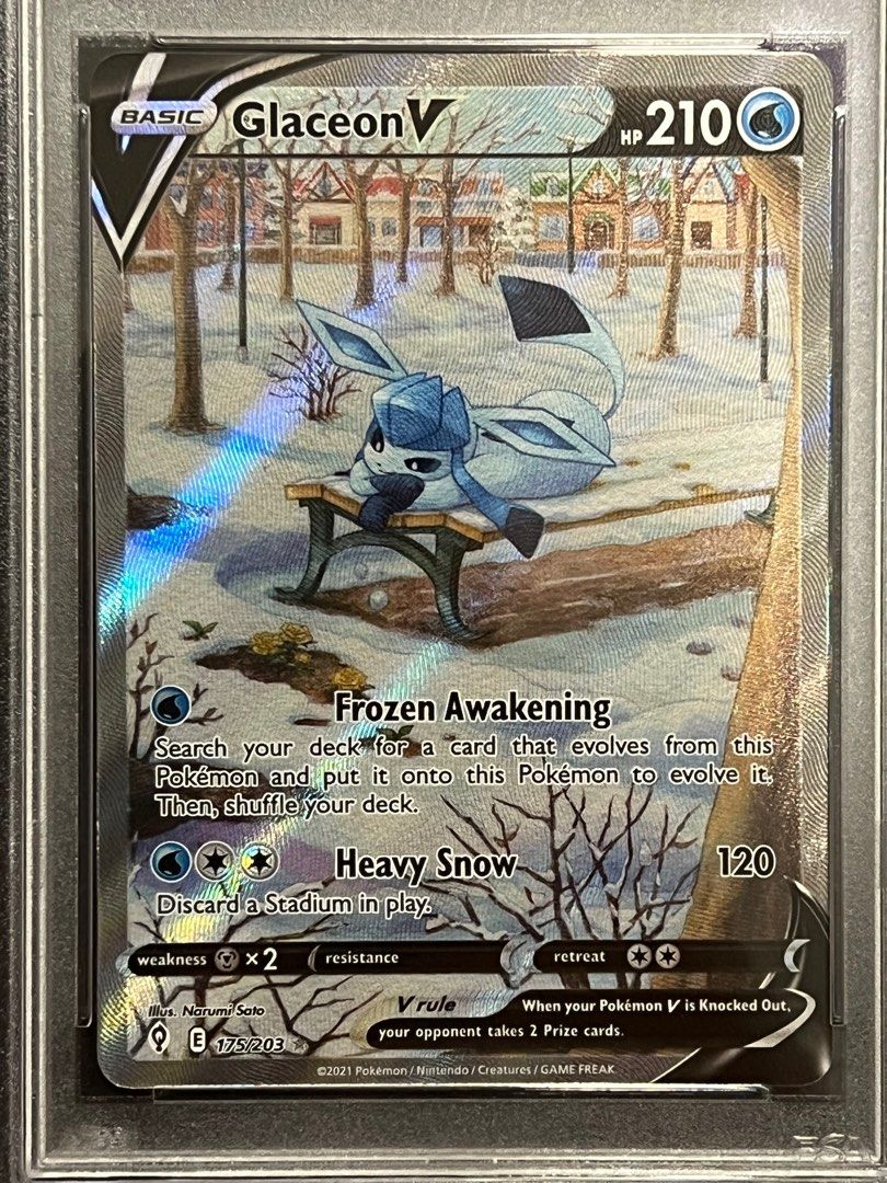 Glaceon V Evolving Skies PSA 10 - AA / Alternate Art, Hobbies & Toys ...