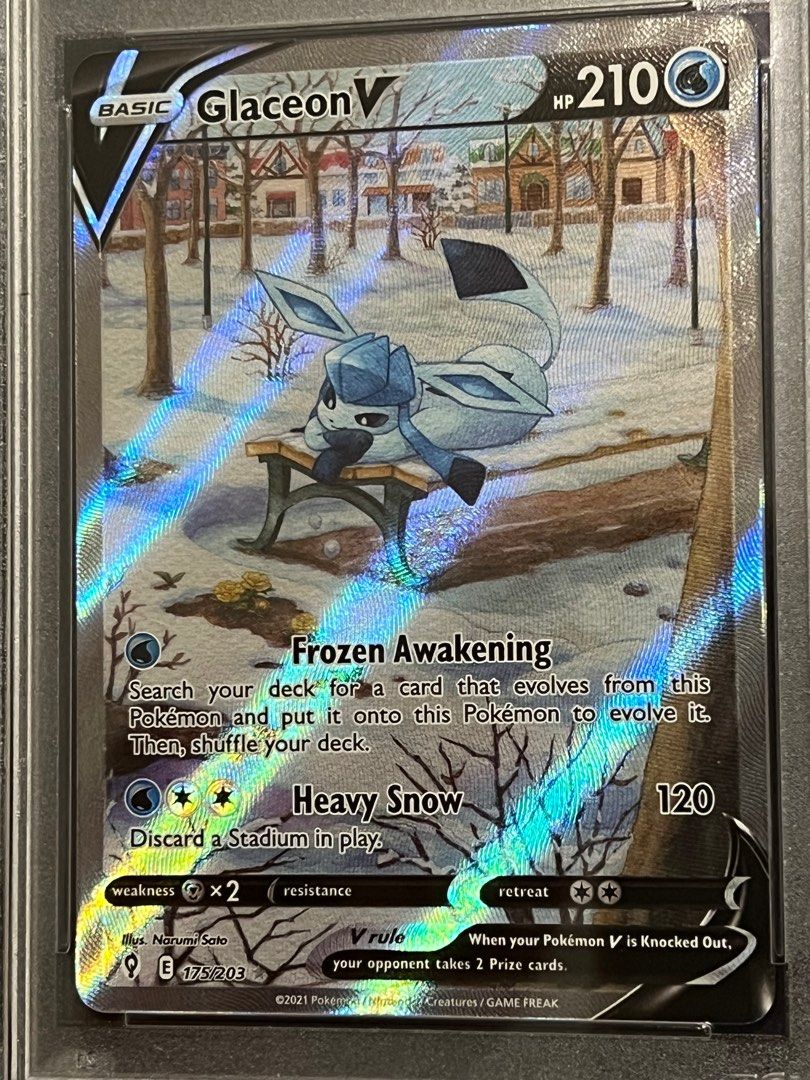 Glaceon V Evolving Skies PSA 10 - AA / Alternate Art, Hobbies & Toys ...