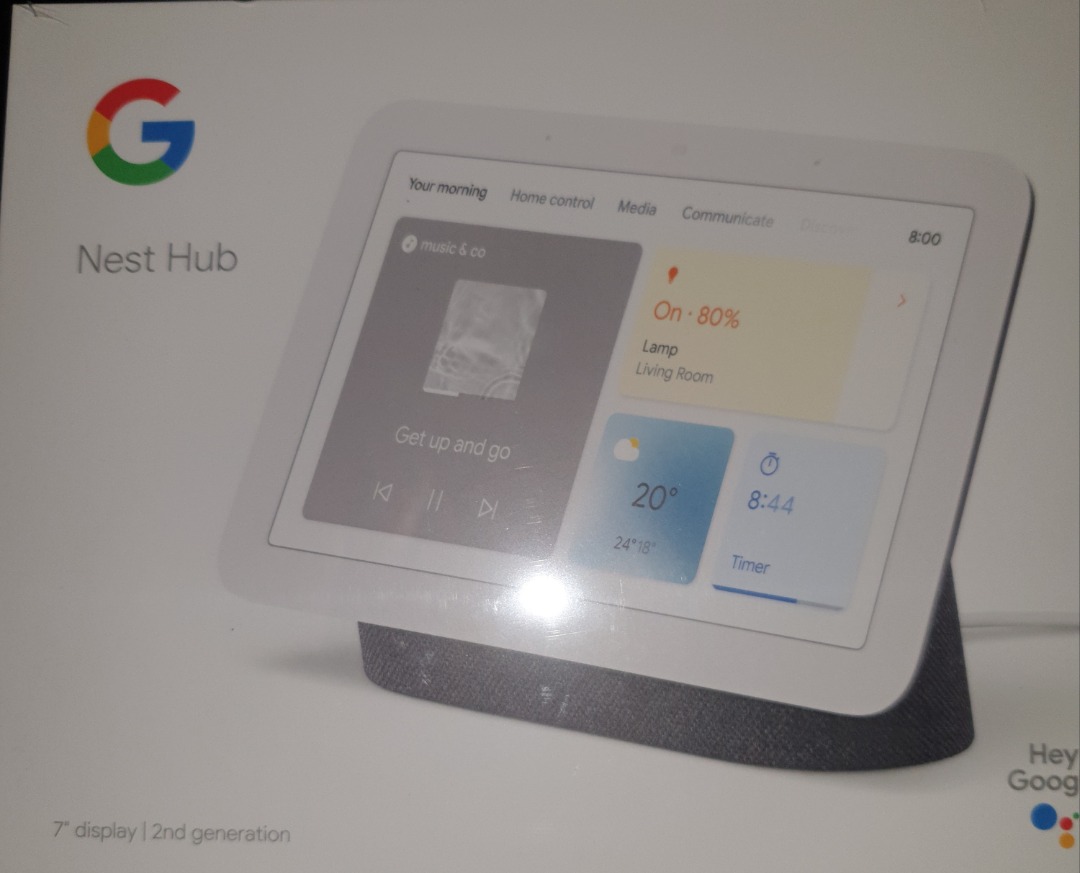 Google Nest Hub Gen 2 (Charcoal) BNIB, Mobile Phones & Gadgets, Other ...