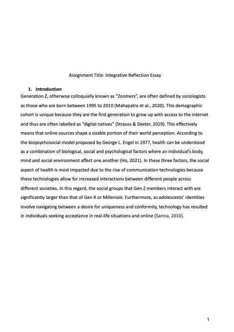 [Grade: A+] NTU CC0005 Healthy Living and Well Being bundle (includes 2 ...