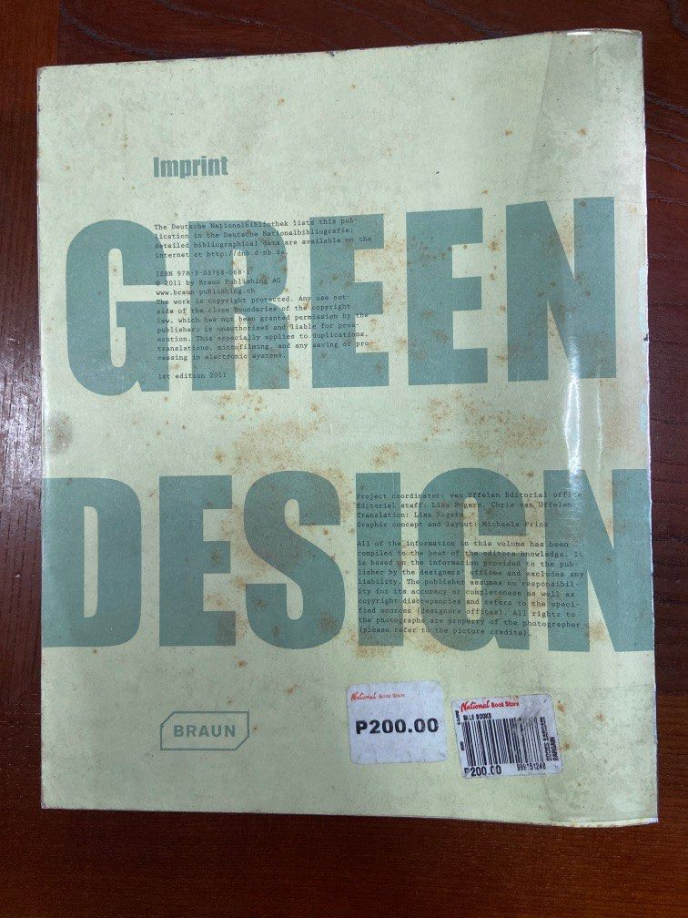 Green Design by Dorian Lucas, Hobbies & Toys, Books & Magazines ...