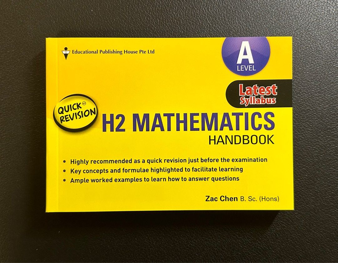 H2 Mathematics Handbook, Hobbies & Toys, Books & Magazines, Textbooks ...