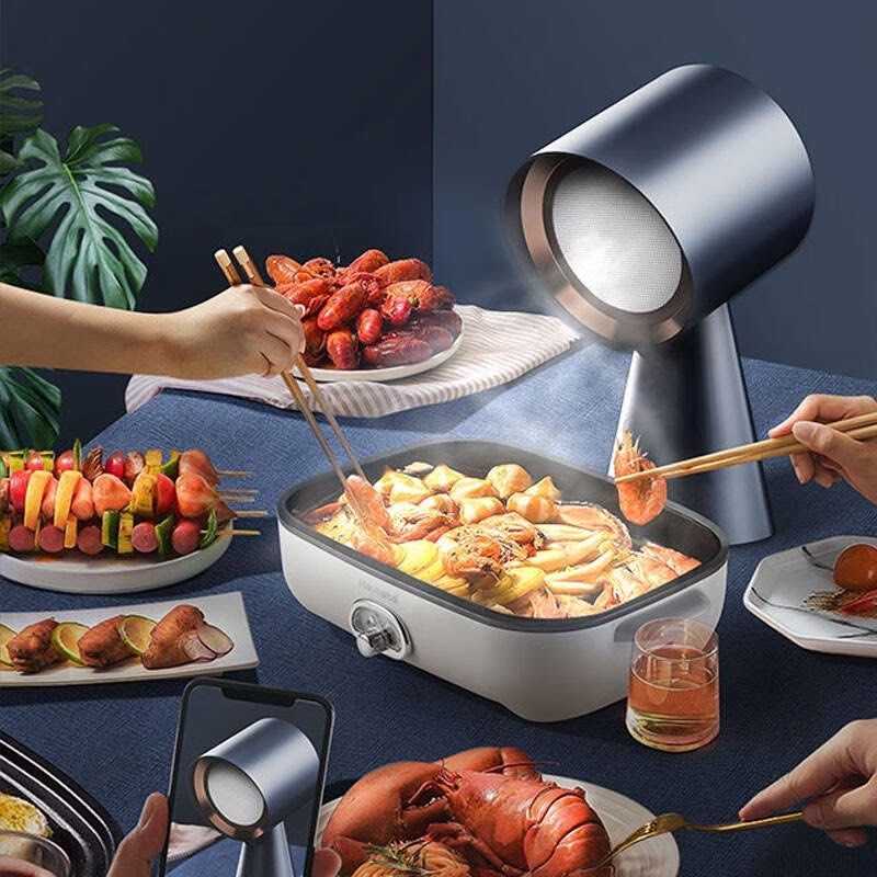 Haotaitai Portable Range Hood Hot Pot BBQ Mookata Barbecue Party ...