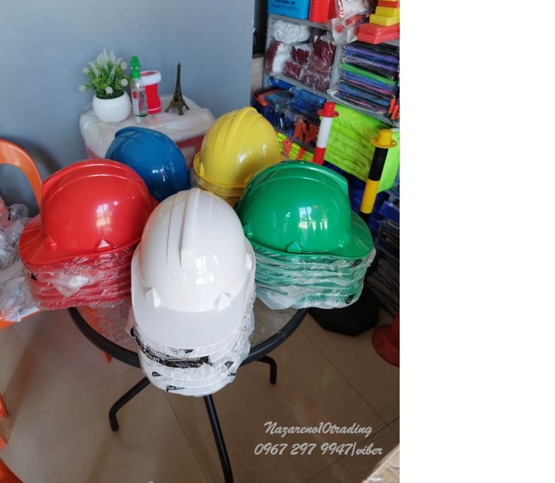 hard hat blue/eagle brand``, Commercial & Industrial, Construction Tools & Equipment on Carousell