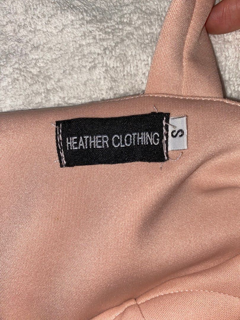 Heather Clothing Dress (Peach Color), Women's Fashion, Dresses & Sets ...