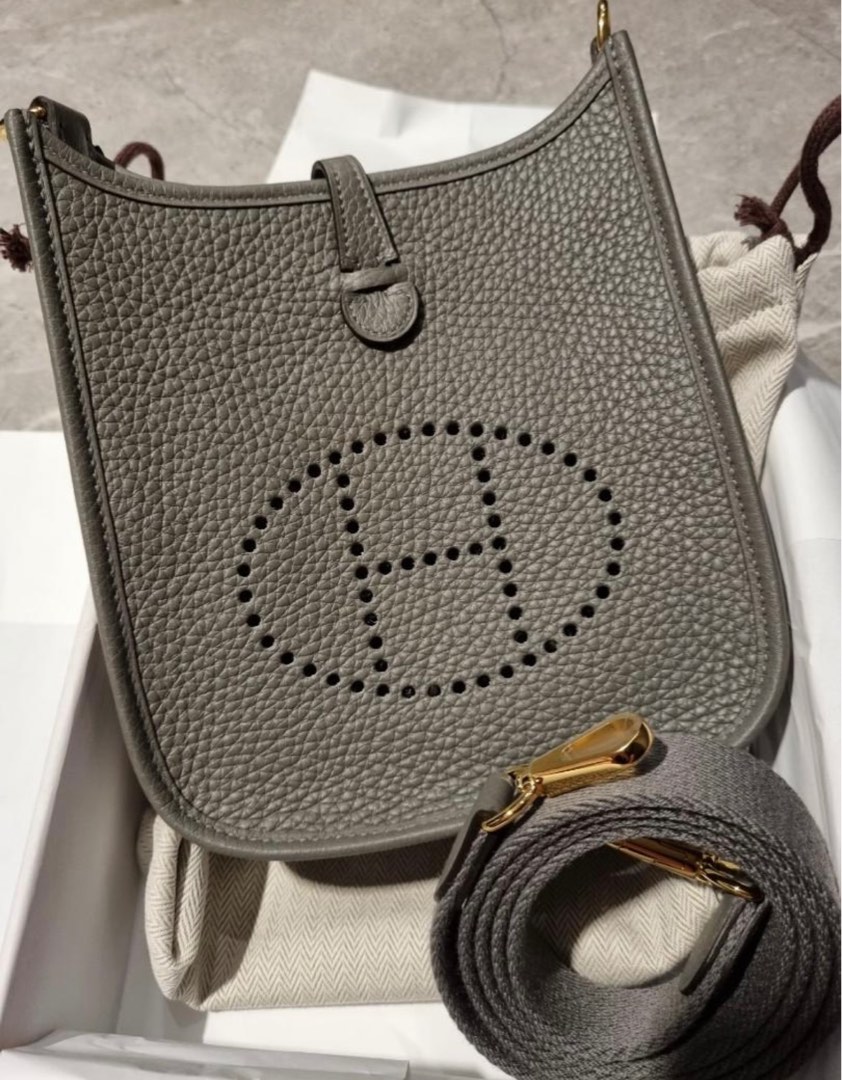 Hermes Mini Evelyne, Luxury, Bags & Wallets on Carousell