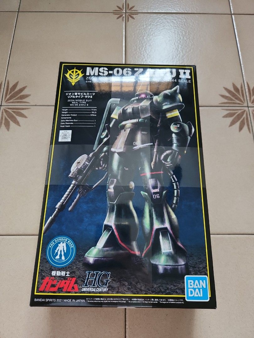 Hg Zaku II 21st century real type ver. Gundam gunpla, Hobbies & Toys ...