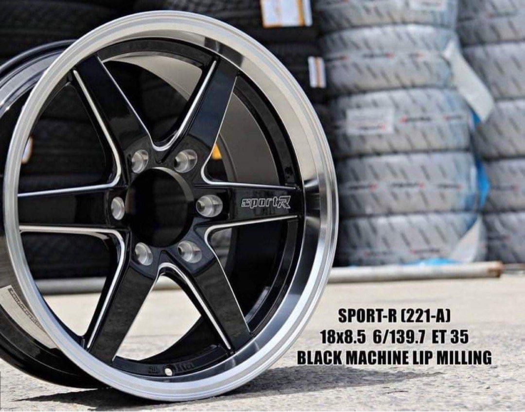Hiace 18 inch Sport Rim, Car Accessories, Tyres & Rims on Carousell