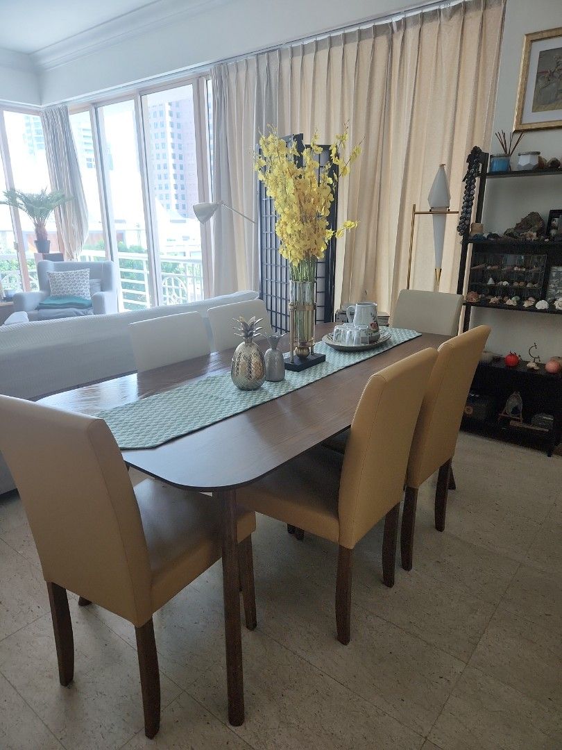 HipVan Roden Dining Table and 6 Chairs, Furniture & Home Living ...