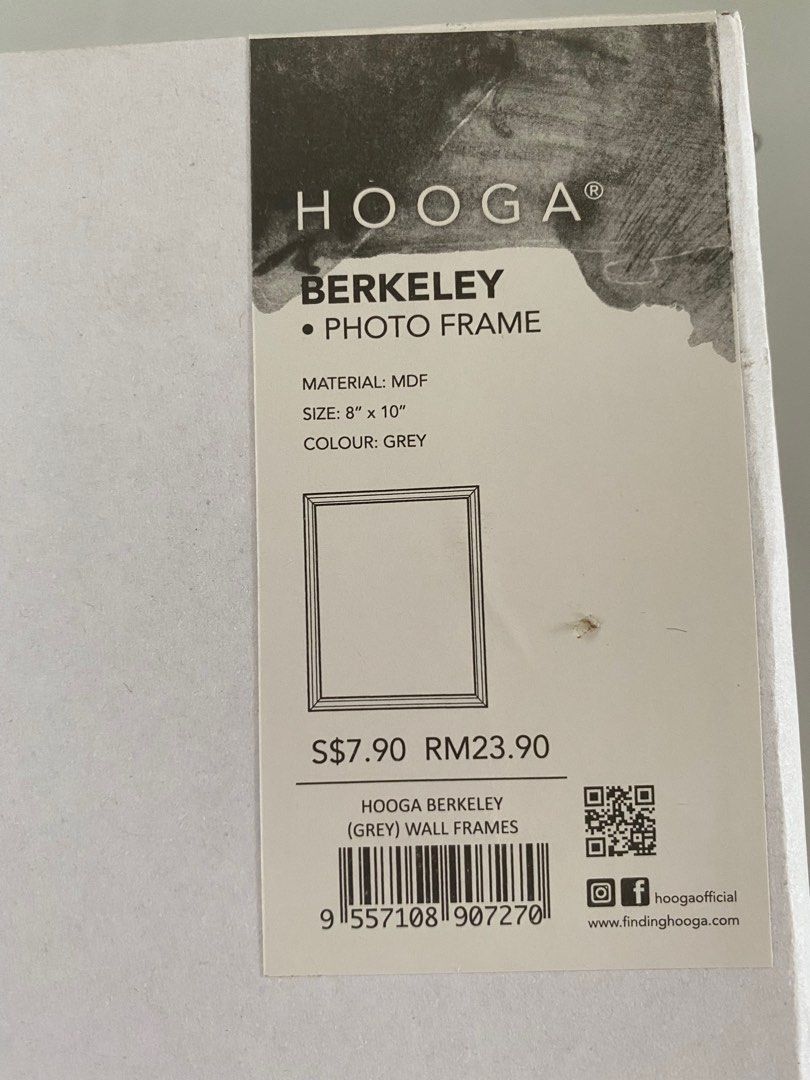 HOOGA Berkeley Photo Frame, Furniture & Home Living, Home Decor, Frames ...