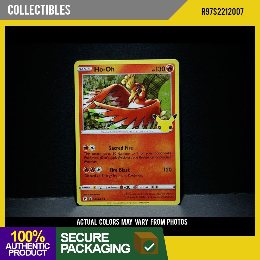 Ho-Oh (Pokemon Trading Card Game [TCG] Celebrations 001/025) - New ...