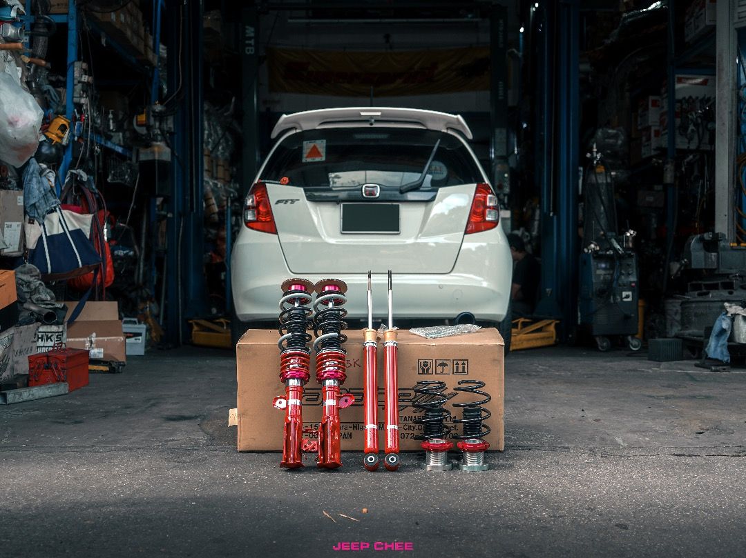 Honda GE6 Fit/Jazz Tanabe Sustec Pro CR Coilovers/Suspension Systems ...