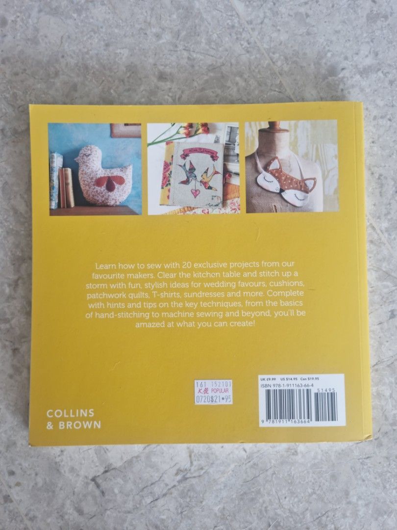 How to Sew book, Hobbies & Toys, Stationery & Craft, Other Stationery ...