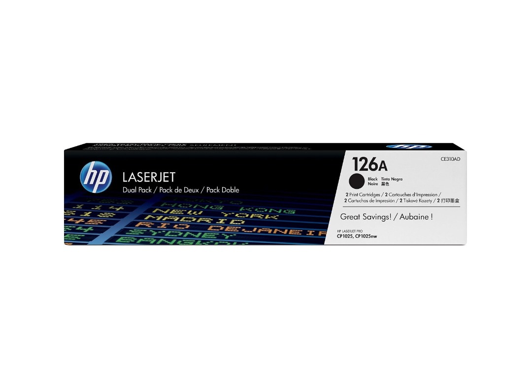 HP Laserjet 126A CE310AD Black Toner, 電腦＆科技, 打印機及影印機 - Carousell