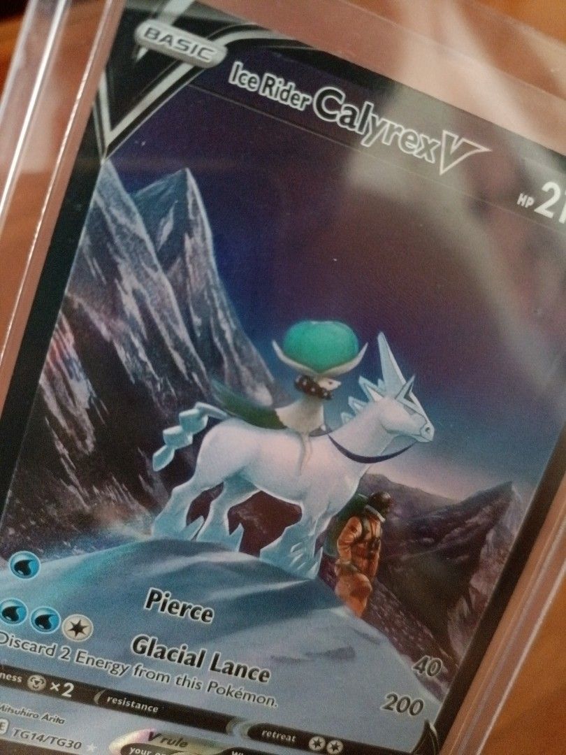 Ice Rider Calyrex Full Art TG Rare, Hobbies & Toys, Toys & Games on ...