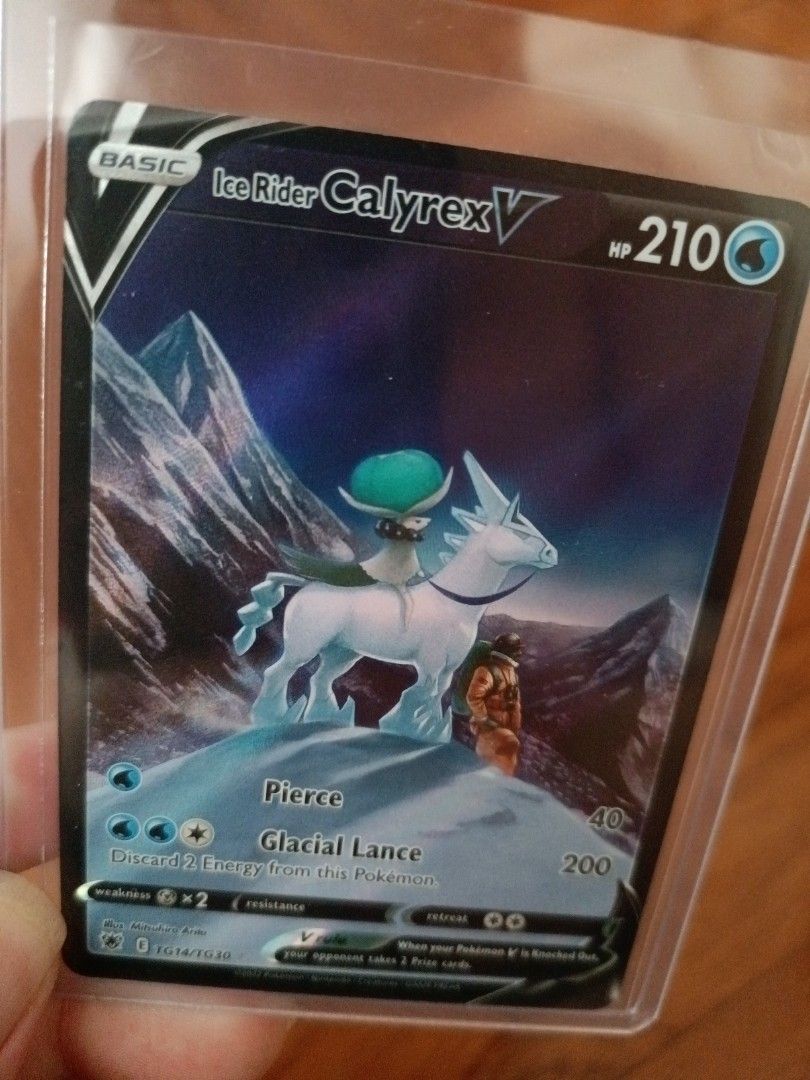 Ice Rider Calyrex Full Art TG Rare, Hobbies & Toys, Toys & Games on ...