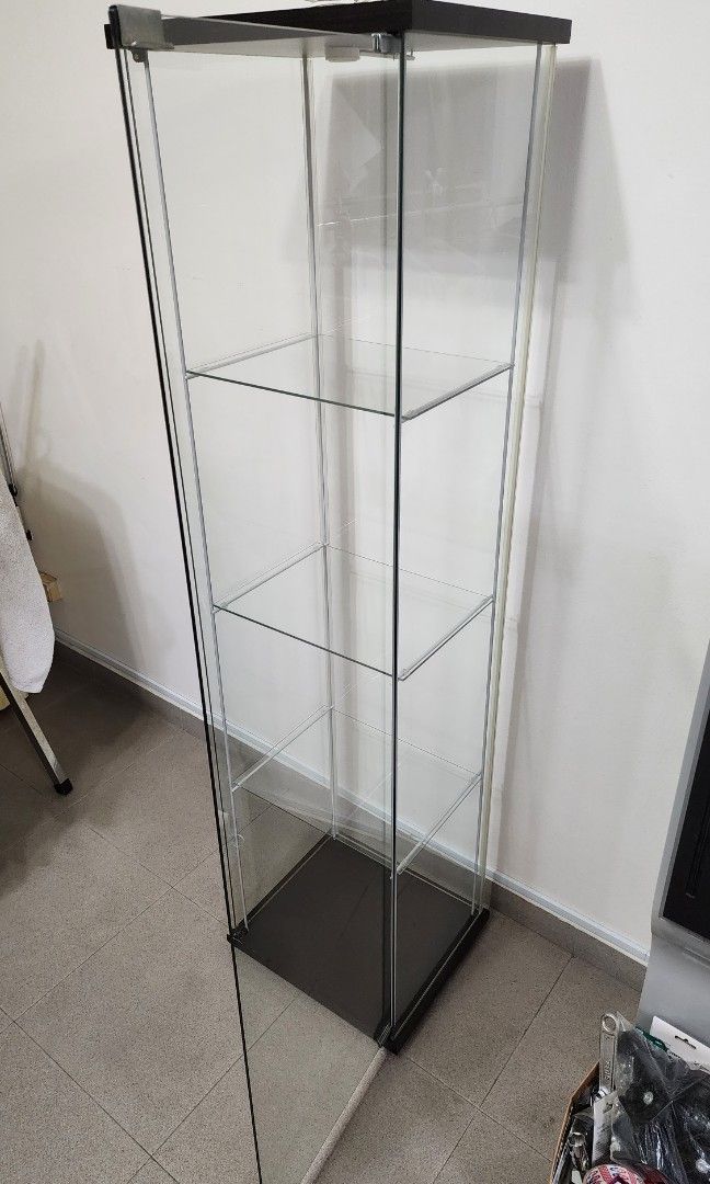 Ikea Detolf Glass Shelf, Furniture & Home Living, Furniture, Shelves ...