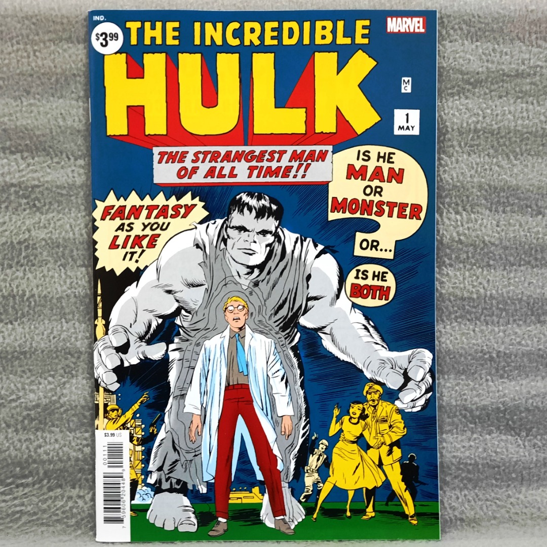 Incredible Hulk Facsimile Edition #1 (REPRINT) Marvel Comics (Stan Lee ...
