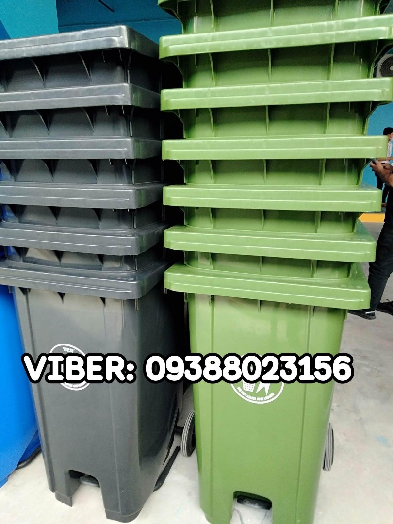 Industrial trash bin, Furniture & Home Living, Cleaning & Homecare ...