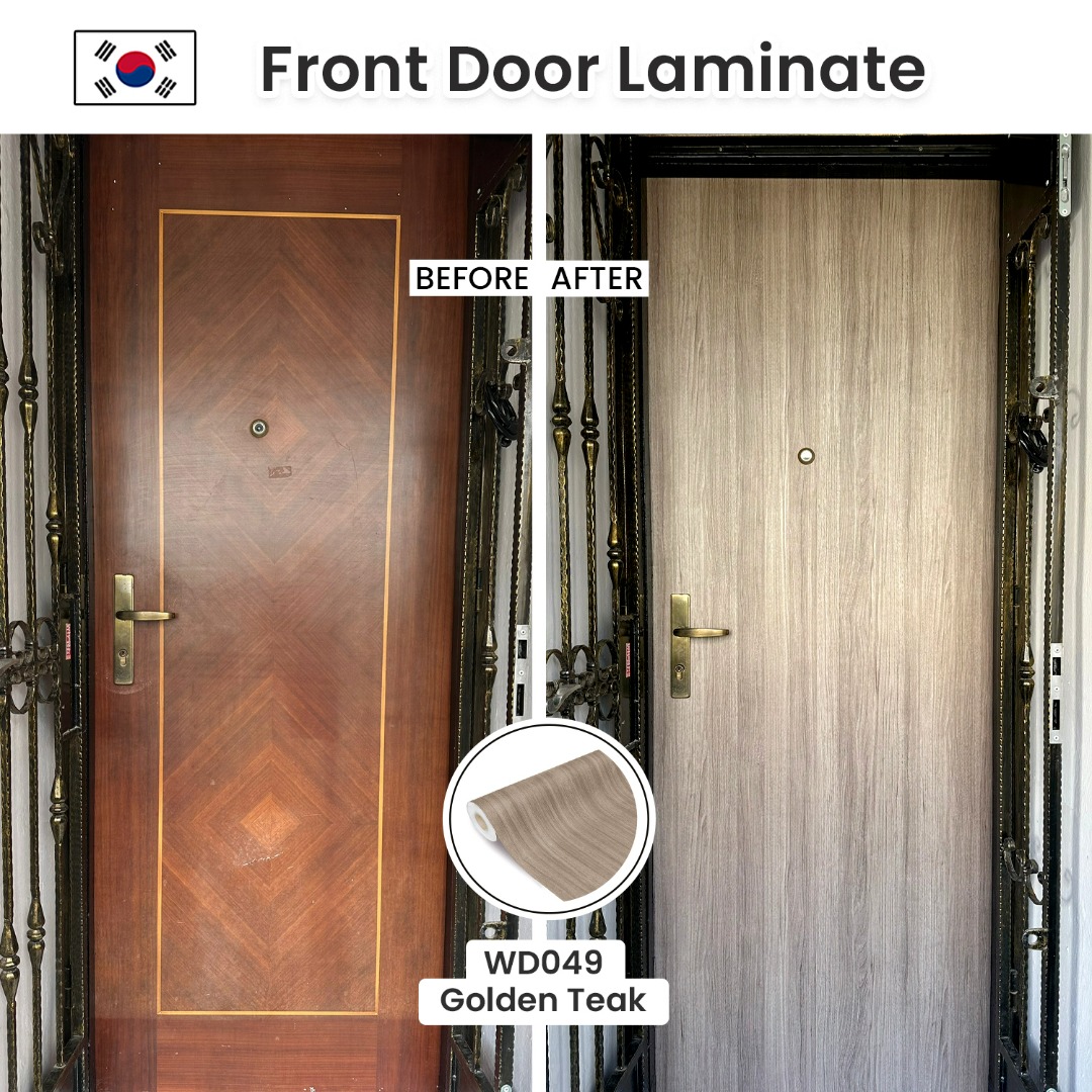 INFEEL KOREA HDB Door Wrapping / Front Door Laminate / Door Sticker ...