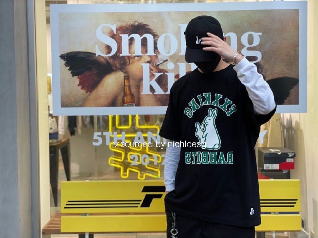 INSTOCK FR2 REVERSE RABBIT TEE, Men's Fashion, Tops & Sets, Tshirts ...