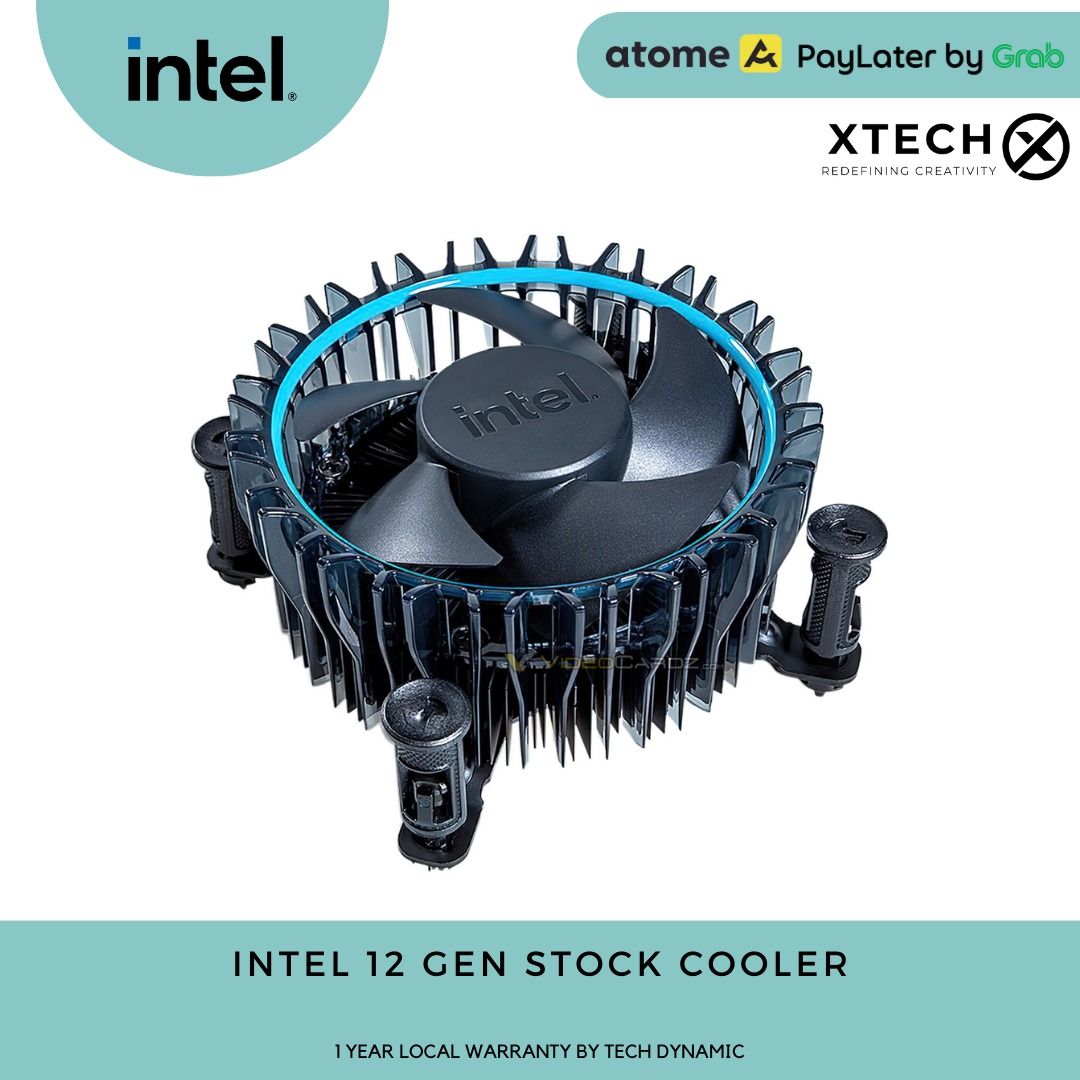INTEL 12 GEN STOCK CPU COOLER, Computers & Tech, Parts & Accessories ...