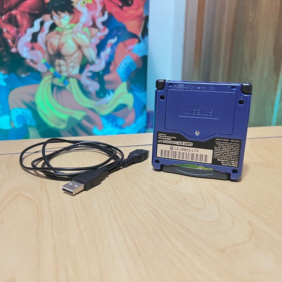 (IPS Modded)Nintendo Gameboy SP Kyogre shell, Video Gaming, Video Games ...