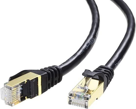 J032) Cat7 Ethernet Cable 2M, Cat 7 Patch Cord Gigabit Network Lan ...