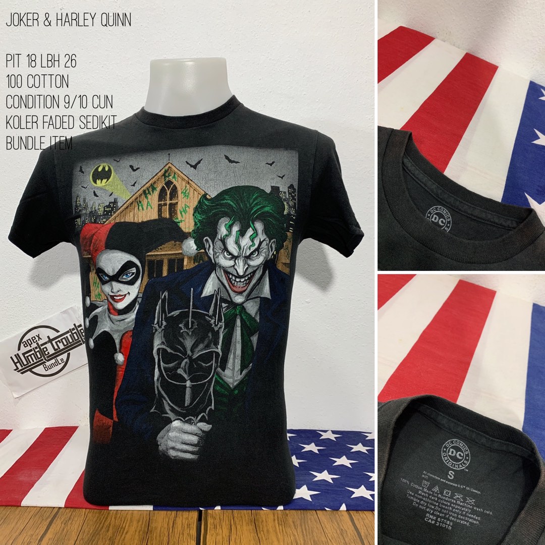 JOKER & HARLEY QUINN, Men's Fashion, Tops & Sets, Tshirts & Polo Shirts ...